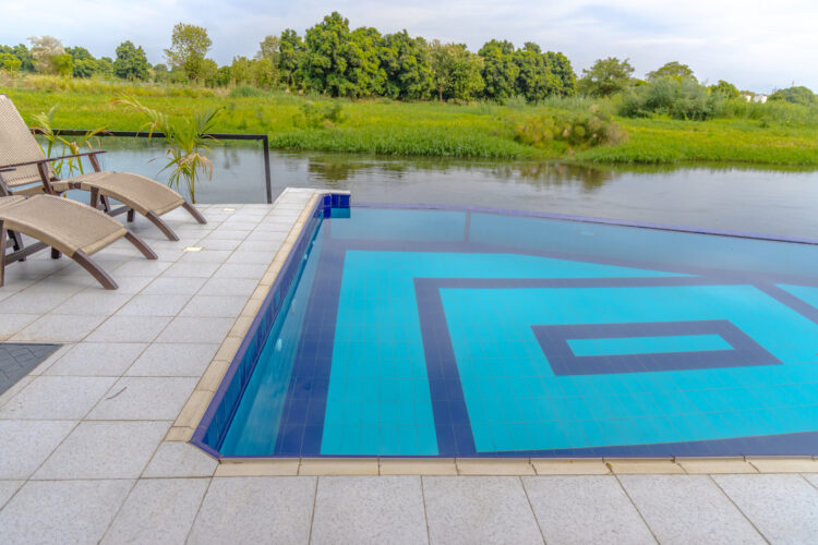 Gabat Riverside Pool - Apa Interiors